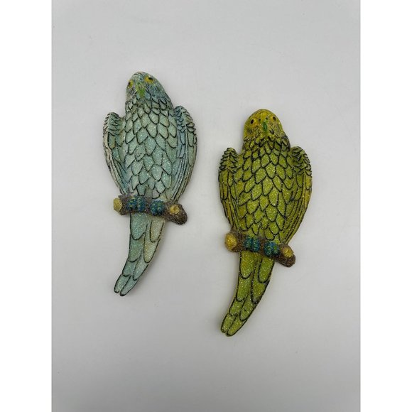 No brand / Not sure | Wall Decor | Vintage Chalkware Glitter Parrot ...